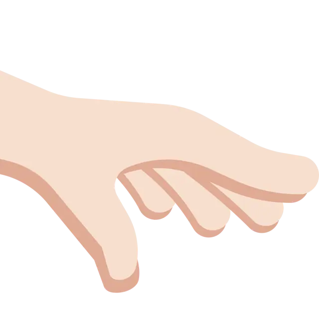 🫳🏻 - Palm Down Hand: Light Skin Tone Emoji meaning, copy and paste ...