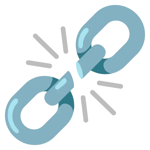 ⛓️‍💥 - Broken Chain Emoji meaning, copy and paste emoticon - ( ‿ ) SYMBL