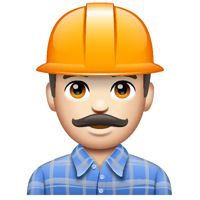 👷🏻 - Construction Worker: Light Skin Tone Emoji meaning, copy and paste ...
