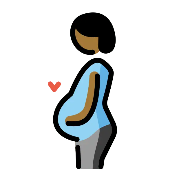 🫄🏾 - Pregnant Person: Medium-Dark Skin Tone Emoji meaning, copy and ...