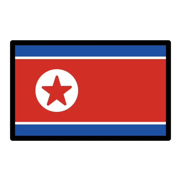 🇰🇵 - Flag: North Korea Emoji meaning, copy and paste emoticon - ( ‿ ) SYMBL