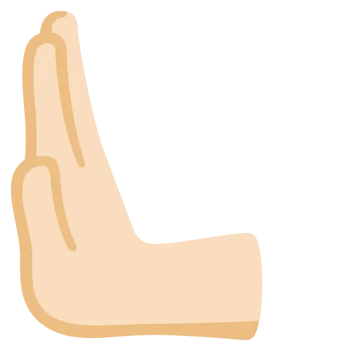 🏻 - Leftwards Pushing Hand: Light Skin Tone Emoji meaning, copy and ...