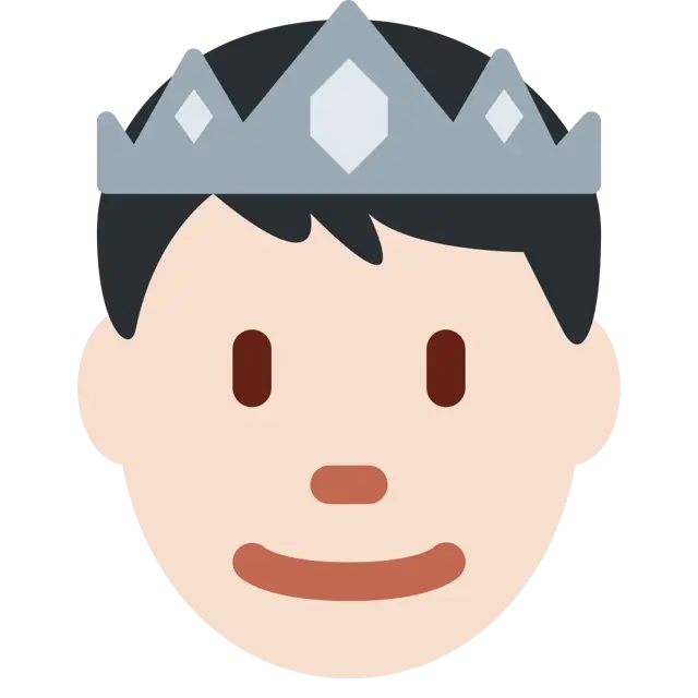 🤴🏻 - Prince: Light Skin Tone Emoji meaning, copy and paste emoticon ...