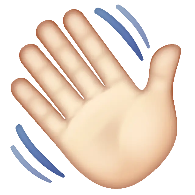 👋🏻 - Waving Hand: Light Skin Tone Emoji meaning, copy and paste ...