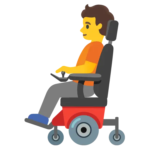 🧑‍🦼 - Person In Motorized Wheelchair Emoji meaning, copy and paste ...