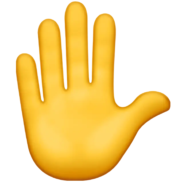 ハイタッチ絵文字