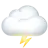 Wolke mit Blitz