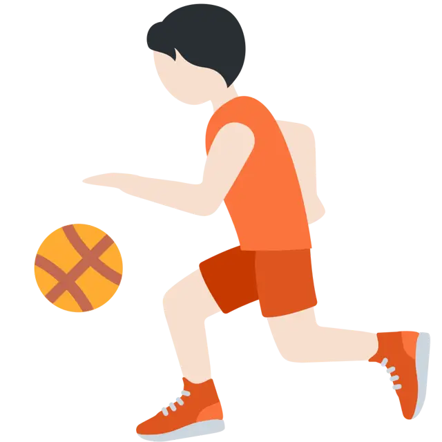 ⛹🏻 - Person Bouncing Ball: Light Skin Tone Emoji meaning, copy and ...