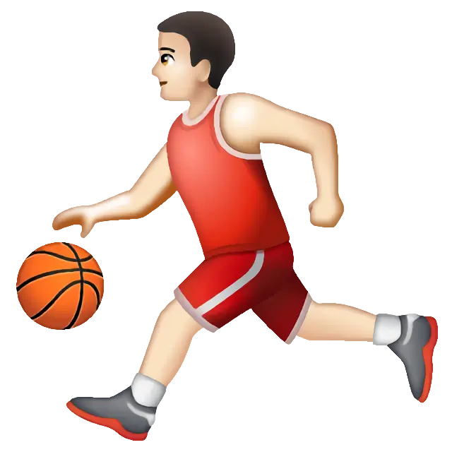 ⛹🏻 - Person Bouncing Ball: Light Skin Tone Emoji meaning, copy and ...
