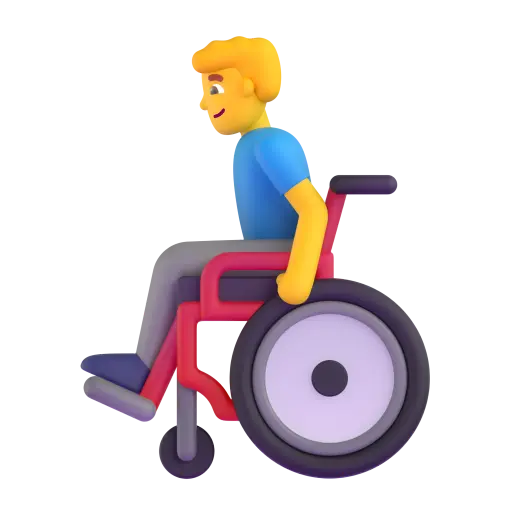 👨‍🦽 - Man In Manual Wheelchair Emoji meaning, copy and paste emoticon ...