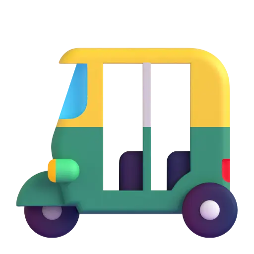 🛺 - Auto Rickshaw Emoji meaning, copy and paste emoticon - ( ‿ ) SYMBL
