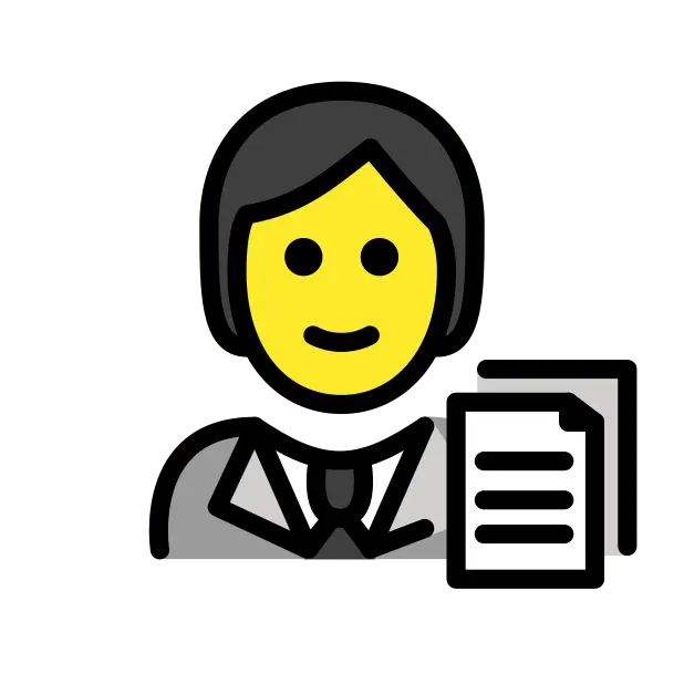 🧑‍💼 - Office Worker Emoji meaning, copy and paste emoticon - ( ‿ ) SYMBL