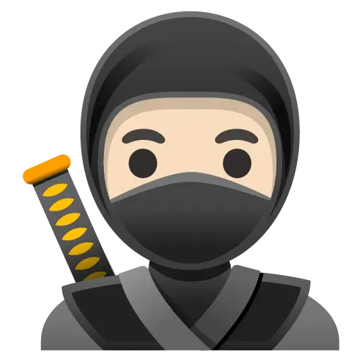 🥷🏻 - Ninja: Light Skin Tone Emoji meaning, copy and paste emoticon ...