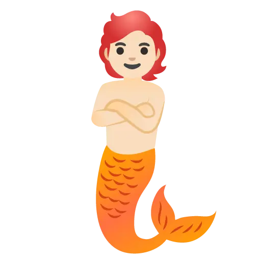 🧜🏻 - Merperson: Light Skin Tone Emoji meaning, copy and paste emoticon ...